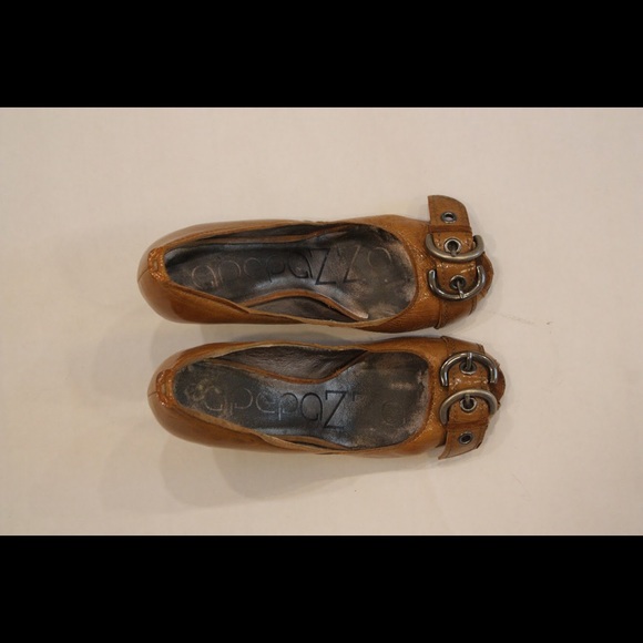 Shoes | Boutique Tangold Heels With Open Toe And Buckle | Poshmark